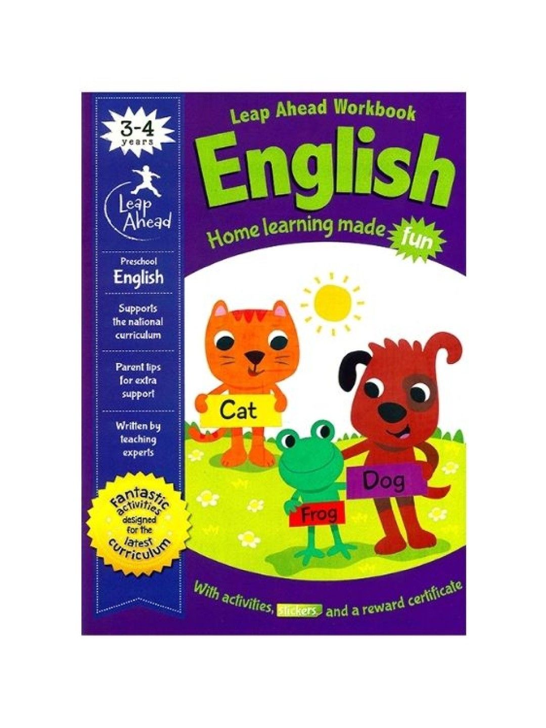 Learning is Fun Leap Ahead Workbook English 3 - 4 | edamama